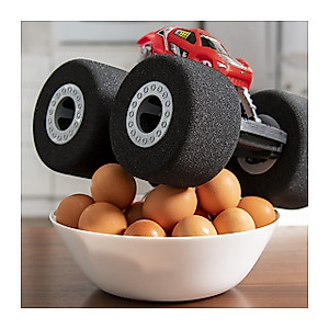 Air Hogs Super Soft, Stunt Shot Indoor Remote Control Stunt Vehicle with Soft Wheels, for Kids Aged 5 and up