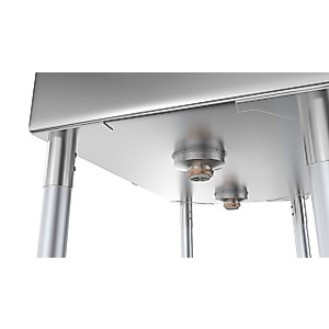 KoolMore - SB141611-12B3 2 Compartment Stainless Steel NSF Commercial Kitchen Prep & Utility Sink with 2 Drainboards - Bowl Size 14" x 16" x 11", Silver