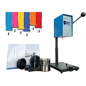 VTSYIQI Stormer Viscosity Meter Stormer Rotational Viscometers with ASTM D562 Standards Range 40.2 to 141.0KU Accuracy 2.00% Temperature Value Ku Value g Value CP Value Time Value