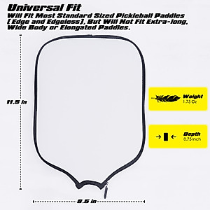 DUNHUANG American Flag Padded Pickleballs Protection Paddles Cover Personalized Cover Paddles Case Rackets Cover Holder Sleeve Case Protector, Fits Most Paddles, Rackets,№035