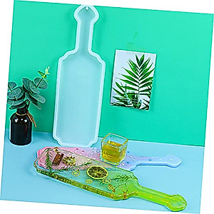 Didiseaon Paddle Mold Resin Molds Silicone Molds for Resin Decorative Trays Epoxy Tray Molds Beer Flight Paddle Silicone Plate Paddle Shaped Tray Mold Silicone Paddle Shaped Tray Mold Epoxy