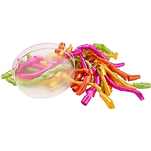 Pioneer Plastics 173C Clear Round Plastic Container with Frosted Bottom, 6" W x 1.375" H