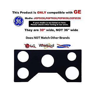 FanXm GE 30 inchGas Range Protectors - Non Stick Stove Protector for Gas Range - Washable Liner for Gas Range,JGP5030,PGP7030,PGP9030,CGP9530