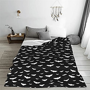 Flying Bats Ultra-Soft Micro Fleece Blanket Super Soft Throw Blankets for Bed Couch Sofa Thicken 60"X50"