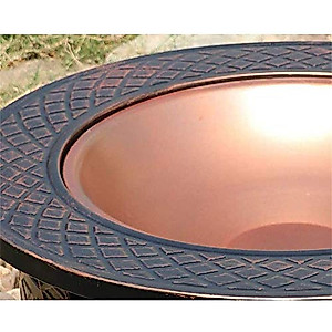 Garden Fire Pit Portable Grill Barbecue Rack Firepit Home Fire Pit - Large Bonfire Wood Burning Patio & Backyard Firepit for with Round Spark Screen with Cover BBQ Cooking for Camping Backyard