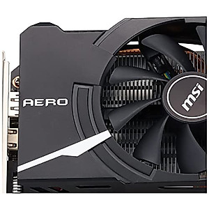 MSI Gaming GeForce GTX 1660 Super 192-bit HDMI/DP 6GB GDRR6 HDCP Support DirectX 12 Single Fan VR Ready OC ITX Graphics Card (GTX 1660 Super AERO ITX OC)