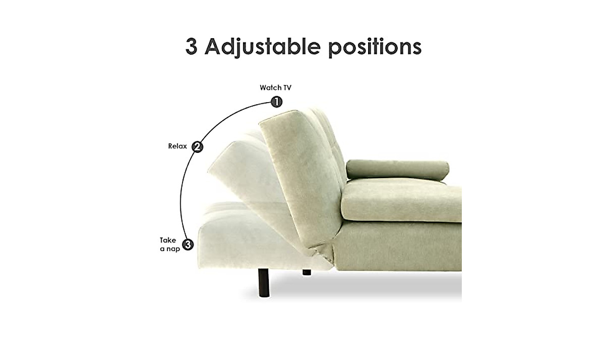 Vyfipt Convertible Futon Sofa Bed - Modern Comfort
