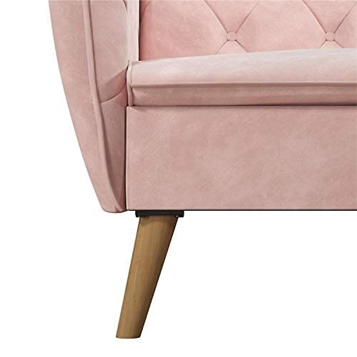 Novogratz Tallulah Memory Foam Futon, Pink