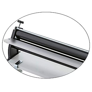 DKN 19-Inch Pizza Dough Roller Machine with Hand Crank - Pasta Maker, Dough Sheeter Features Non-Stick Rollers with Thickness Control - Solid Steel and Aluminum Construction