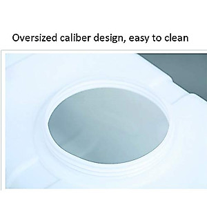 Storage Container Household food grade plastic Very Thick horizontal storage tank large white rectangle tub faucet with the water container (Size : 100L)