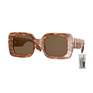 BE4327 391573 Delilah 51MM Brown/Plastic Lens Brown Square Sunglasses for Women + BUNDLE with Designer iWear Eyewear Kit