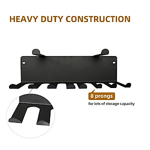 2 Tier Multi-Purpose Storage Rack Resistance Bands Rack Gym Storage Rack Fitness Bands Rack Heavy Duty Rack for Resistance Bands, Straps, Jump Ropes, Foam Rollers, Chains, Weight Belts, Tools