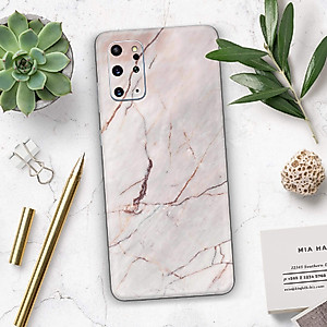 DesignSkinz Slate Marble Surface V11 Protective Vinyl Decal Wrap Skin Cover Compatible with The Samsung Galaxy S20 (Screen Trim & Back Glass Skin)