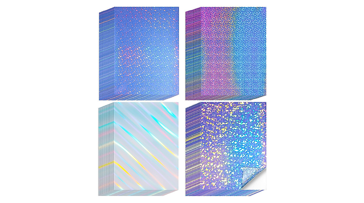Printable Holographic Sticker Paper - 60 Sheets