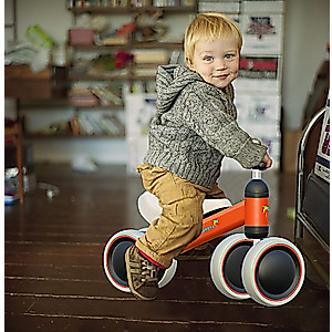 AVENOR Baby Balance Bike Toys for 1 Year Old Gifts Boys Girls 10-24 Months Kids Toys Toddler Best 1st Birthday Girl Boy Gift Children Walker Baby Walker No Pedal Infant 4 Wheels Bicycle