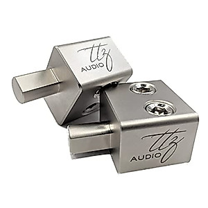 TTZ Audio Dual 1/0 Gauge to 1/0 Gauge Amp Input Reducers (Pair) for Easy Car Audio Amplifier Competition Amp Installation