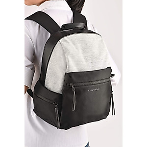 Sherpani Indie, Anti Theft Backpack, Travel Backpack Purse, Backpack for School, College Backpack, Casual Daypack, Backpack Purse for Women Fits 13 Inch Laptop (Sterling)