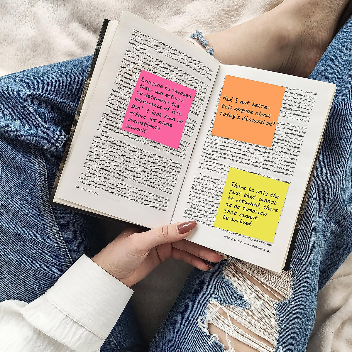 (12 Pack) Sticky Notes 3x3 Inches, ZCZN Neon Color Self-Stick Note Pads, Colorful Sticky Notes Bulk, Easy to Post for Home, Office, School - 60 Sheets/Pad