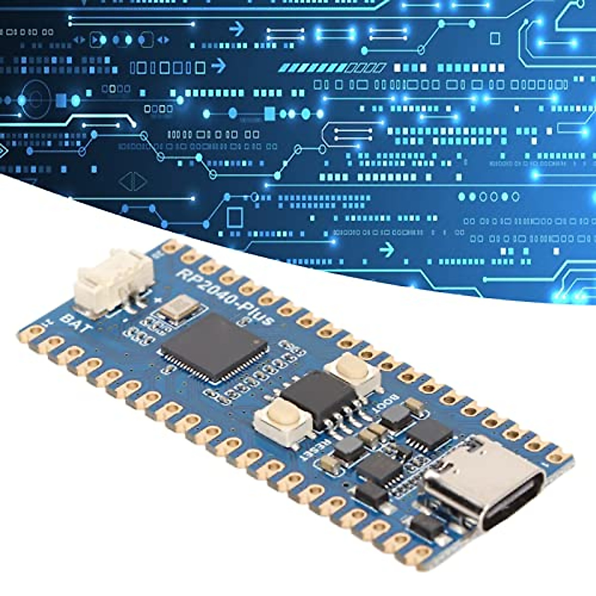 Development Card, TypeC Programmable Interface, Low Power Standby Buffer Hole Design RP2040 Plus Computer Development Card