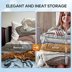 OS OMYSTYLE Closet Organization Sheet Straps 4 Pieces, Bed Sheet Organizer Bands, Elastic Bed Sheet Storage Sheet Keepers, Linen Labels Bedding Bands-King Size