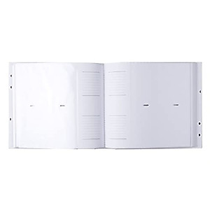 Pearhead Hello Baby Photo Album, Baby Book Keepsake for New and Expecting Parents, Gender-Neutral Baby Accessory, Holds 200 Photos, Black and Gold Polka Dot