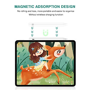 Stylus Pen for iPad, 10 Min Fast Charge Apple iPad 10th Generation Pencil Work for Apple iPad Pro 11/12.9", iPad 6-10, iPad Air 3-5, iPad Mini 5/6