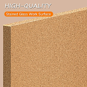 12" X 12" Stained Glass Supplies, 1/2" Thick Heat Resistant Stained Glass Work Surface, Stain Glass Tools and Supplies to Protect Table and Countertops from Damage - by Godora