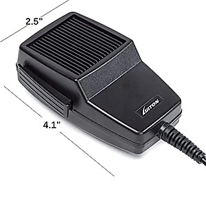 LUITON CB Microphone 4 Pin Noise Canceling CB Radio Mic for Cobra/Uniden/Workman/Midland/Galaxy CB Radio (1 Pack)