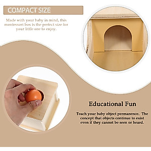 YAANI Object Permanence Box, Baby Toys 6-12 Months, Montessori Toys for 1 Year Old, Sensory Toys, Toddler Toys, Baby Boy Gifts, Toys for Girls, Baby Girl, Toys for 2 Year Old, Montessori Toys