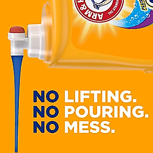 Arm & Hammer Plus OxiClean Odor Blasters Fresh Burst, 128 Loads Liquid Laundry Detergent, 166.5 Fl oz