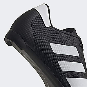 adidas unisex adult The Road Cycling Shoe, Black/White/Black, 8 Women Men US