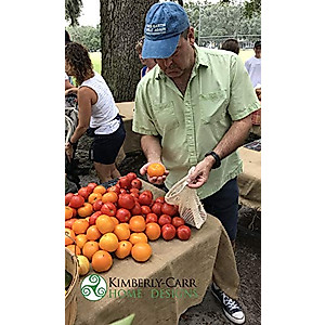 ZERO WASTE ORGANIC COTTON MESH REUSABLE PRODUCE BAG SET | Premium Washable Bags for Fresh Fruits & Vegetables | Compostable, Biodegradable | Sustainable Alternative to Plastic Bags | 4 Sizes | 7 Bags