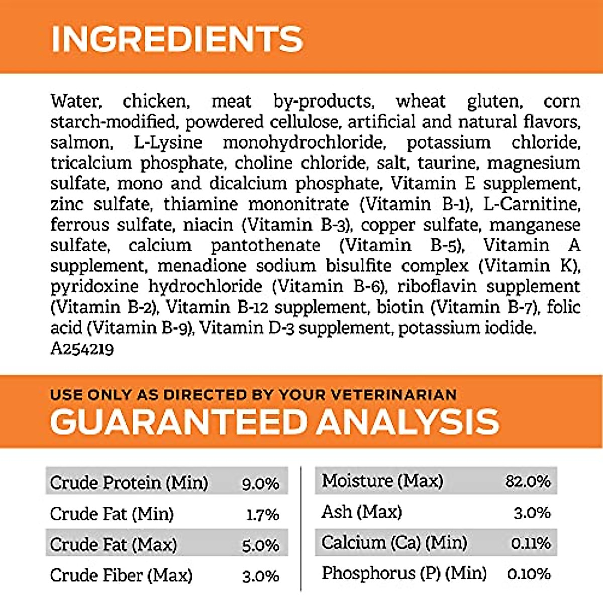 Purina Pro Plan Veterinary Diets OM Overweight Management Savory Selects, Salmon Feline Formula Wet Cat Food, 5.5 oz., Case 24, 24 X 5.5 OZ