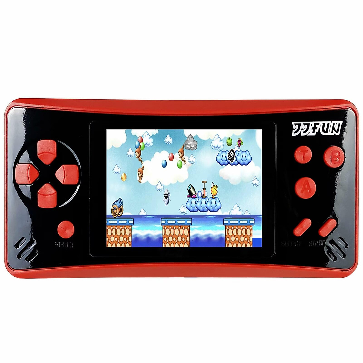 HigoKids Electronic Handheld Games for Kids 3.2" Large Screen Built-in 218 Classic Retro Video Games USB Rechargeable Arcade Gaming Player System Best Road Trip Partner for Boys（Red）