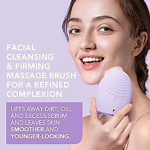 FOREO LUNA 3 Facial Cleansing Brush | Sensitive Skin | Anti Aging Face Massager | Enhances Absorption of Facial Products | For Clean & Healthy Face Care | Simple & Easy | Waterproof