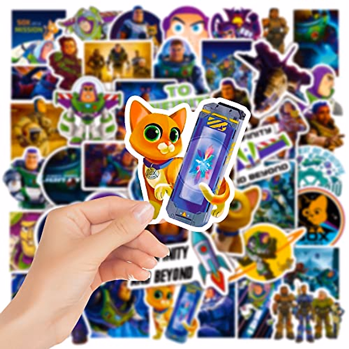 Buzz Lightyear Stickers / 50Pcs Reward Motivational Cartoon Stickers for Water Bottle, LaptopSkateboard,Refrigerator,Hydro Flasks, Decal, Waterproof Vinyl Decal for Adults, Teens (Buzz Lightyear)