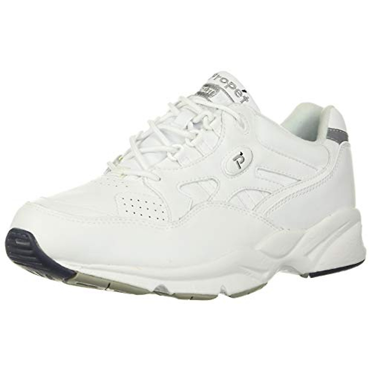 Propet Women's Stability Walker Shoe White 7.5 E (4E)