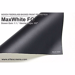 Elite Screens VMAX2, 120-inch 16:9, Wall Ceiling Electric Motorized Drop Down HD Projection Projector Screen, VMAX120XWH2