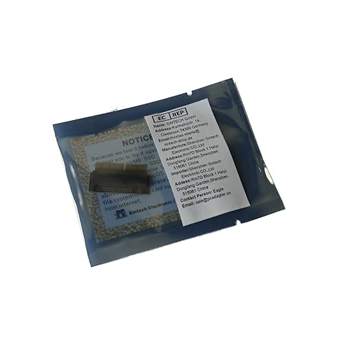 Sintech NGFF M.2 nVME SSD Adapter Card for Upgrade MacBook Air(2013-2016 Year) and MacBook PRO(Late 2013-2015 Year)