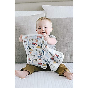 Copper Pearl 3-Layer Knit Security Blanket Set Sized 16" x 16" 2-Pack Diesel