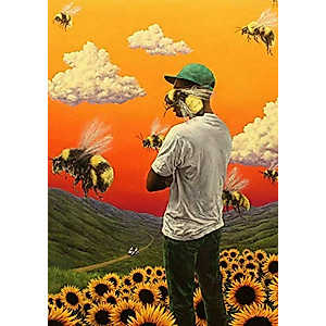 Tyler The Creator:Flower Boy Album Cover Poster，12x18inch，30x46cm