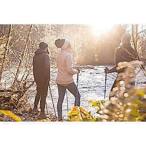 Cascade Mountain Tech Trekking Poles Blue Cork