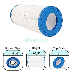 Arpisziv PDM30 Oval Spa Filter Hot Tubs Swimming Pool Cleaner Air Filter 461269,30 sq.ft,FC-9940, 461272,CCP426, P61269