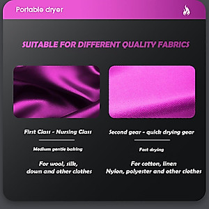 KALWEL,Clothes Dryers,Dryer,Small Clothes Dryer,Portable Dryer,Mini Dryer,Portable Cloth Dryer,Ontworpen Voor Gebruik Met Sokken, Vesten, Ondergoed, Lingerie, Baby- En Dierenkleding.