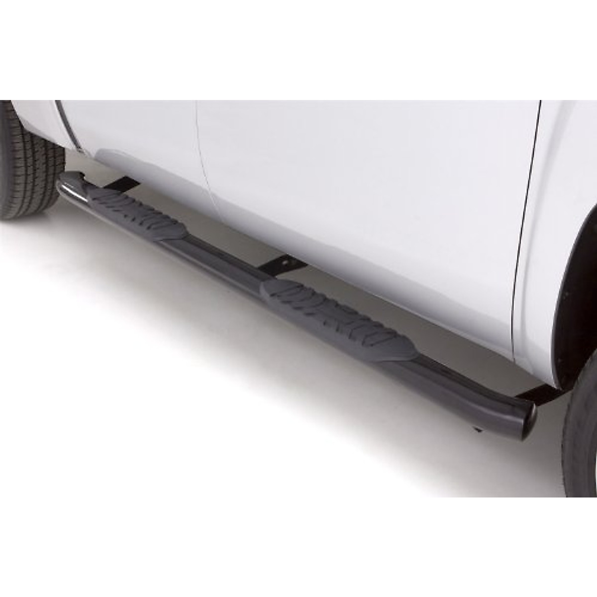 Lund 23850007 Black Steel 5" Oval Curved Nerf Bars for 1999-2016 Ford F-250/F-350/F-450 Super Duty with SuperCrew Cab