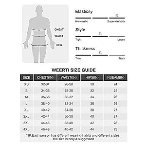 WEERTI Thermal Underwear for Men Long Johns Mens with Fleece Lined, Base Layer Men Cold Weather Top Bottom (Black XL)