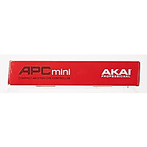 AKAI Professional APC Mini MK2 - USB MIDI Pad Controller for Clip Launching with Ableton Live Lite, 64 RGB Pads, Drum and Note Mode and MIDI Mixer