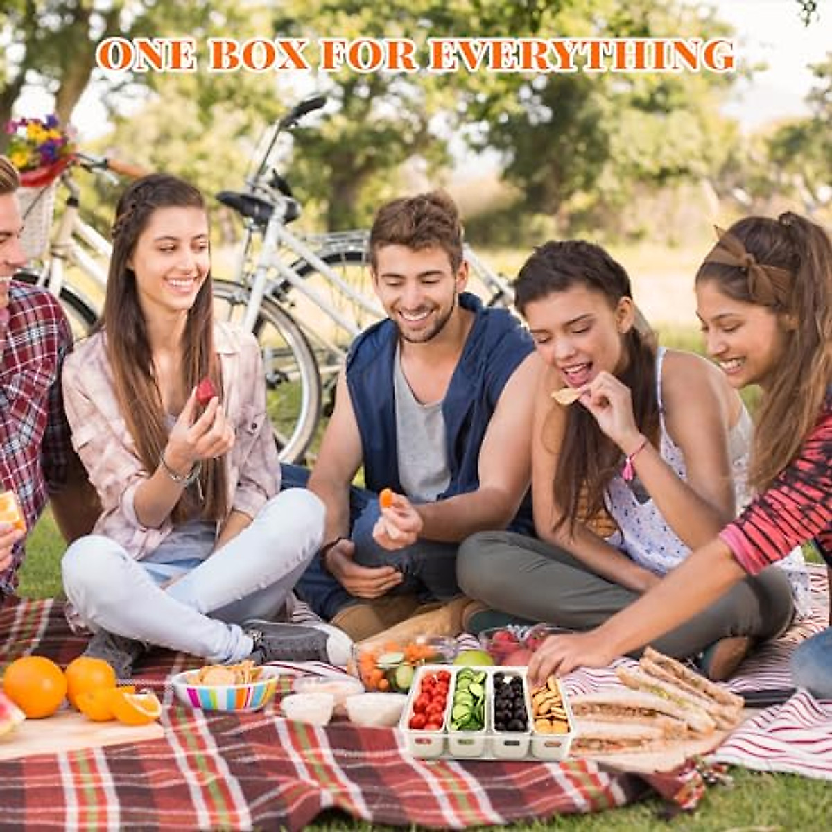 Fruit Storage Containers for Fridge with Removable Colander, Airtight Food Storage Containers with Lids, Plastic Divided Fresh Produce Saver for Vegetable Fruit Lettuce Meat Fish Salad Freezer Safe