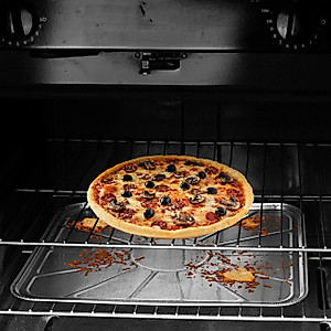 Plasticpro Disposable Foil oven liner Reusable Oven Drip Pan - Tray for Cooking and Baking Pack of 10