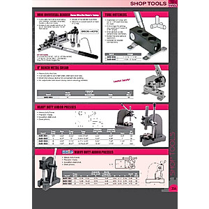 HHIP 8600-3055 3 Ton Ratchet Type Arbor Press with Mulit Gage